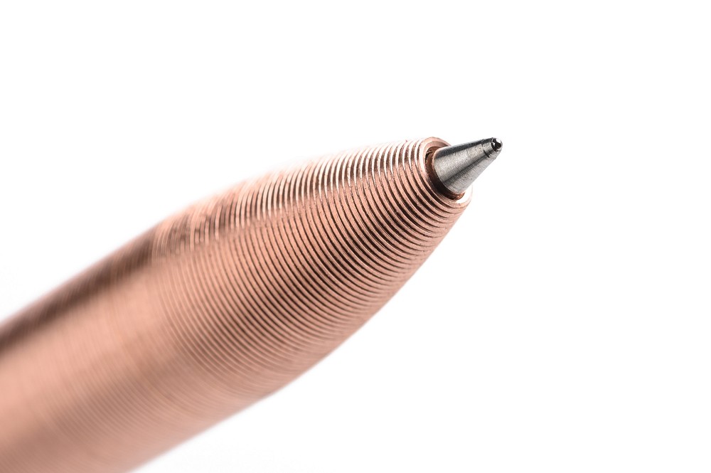 Writing Turning Flipping - Tactile Turn Side Click Pen Short Copper ...